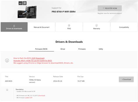 Msi First To Roll Out 0x12b Microcode Bios For Its Z790 And B760 Motherboards Addresses Intel