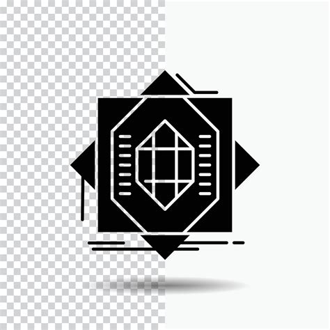 Abstract Core Fabrication Formation Forming Glyph Icon On