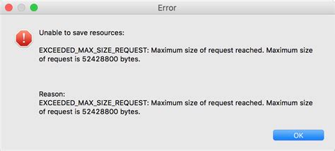 Error Eclipse Ide Unable To Save Resources Exceededmaxsize