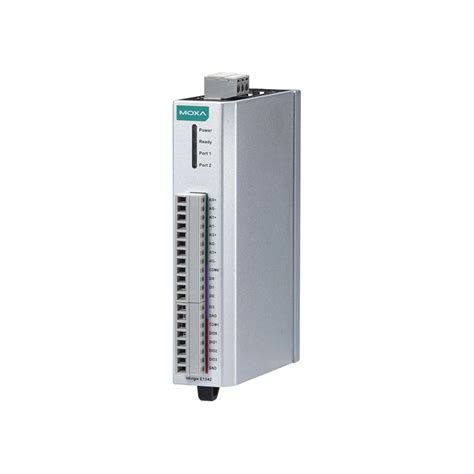 Moxa Ethernet To 6 Channel Isolated RTD Input Module Modbus TCP Wide Temperature Operation