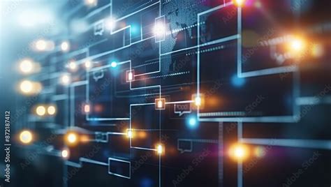 Business Process And Workflow Automation With Flowchart Organization Chart With Hierarchy