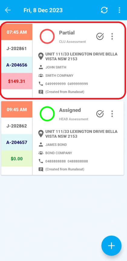 Appointment Card Dataforce Documentation