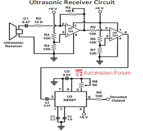 Ultrasonic Transmitter And Receiver Circuit Diagram Circuit Diagram