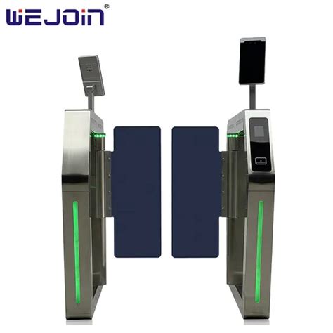 Swing Barrier Gate Servo Motor Swing Barrier Gate With Qr Code Reader Swing Turnstile And