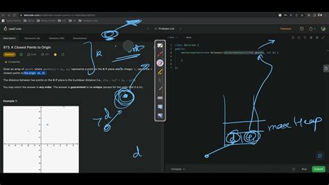 2 K Closest Points To Origin Heaps Playlist Youtube