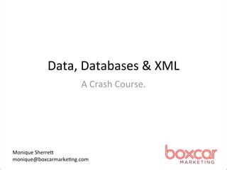 Tech Data Databases XML PDF
