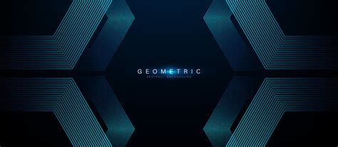 파란색으로 빛나는 육각형 기하학적 선 배경 와 추상적인 디자인 모던한 미니멀 트렌디한 라인 패턴 벡터 일러스트 레이 션 0명에 대한 스톡 벡터 아트 및 기타 이미지 Istock