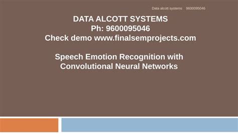 Speech Emotion Recognition From Audio Converted Ppt