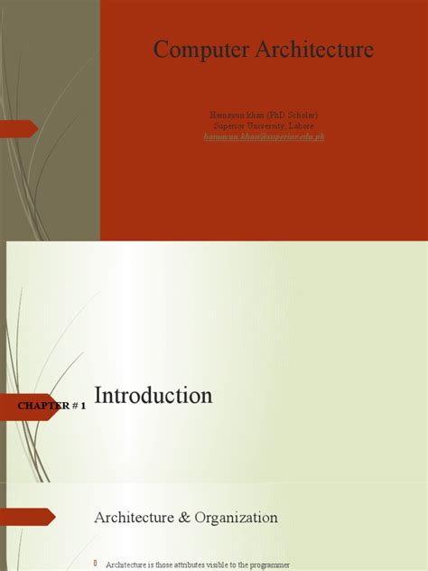 Chapter 1 Computer Architecture Download Free Pdf Central