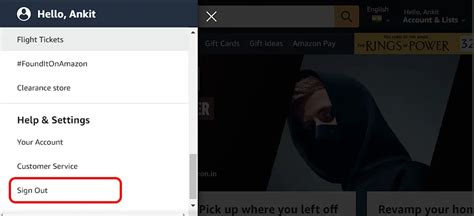 How To Log Out Of Amazon App Website IPhone Android Paperblog