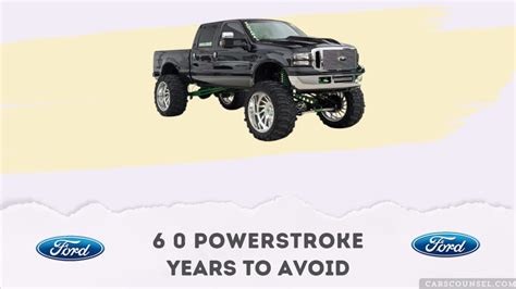 Best And Worst 6 0 Powerstroke Years What To Buy And Avoid Carscounsel
