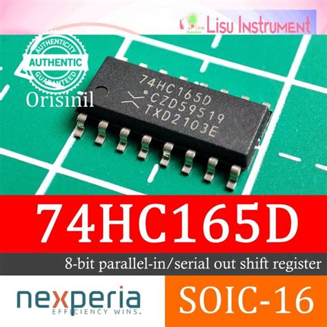 HC D Bit Parallel In Serial Out Shift Register SOIC Nexperia Original Lazada Indonesia