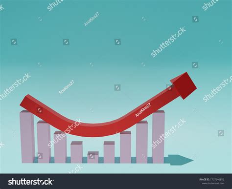 3d Rendering Pastel Pink Bar Chart ภาพประกอบสตอก 1707646852 Shutterstock