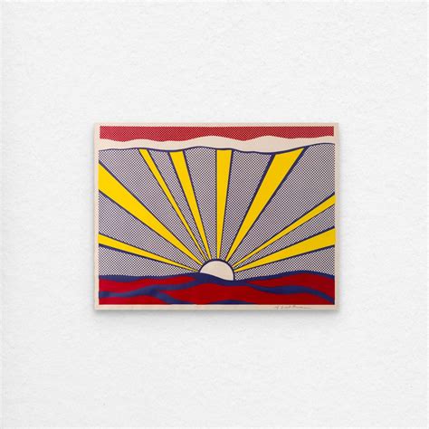 Roy Lichtenstein Sunrise Galerie Art Affair Regensburg