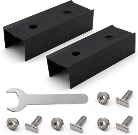 Roestvrij Stalen C Profiel Connector Pv Zonemodules Set Van 2 Fotovoltaïsche Bol