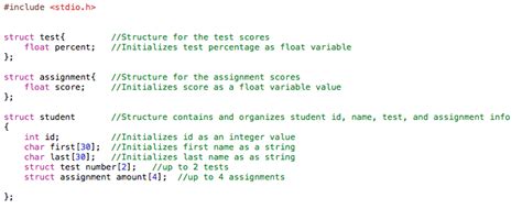 C Programming Class Roster