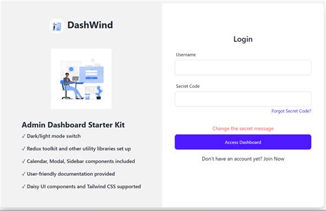 Building An Admin Login Page With Tailwind Css And Daisyui By R Dev Medium