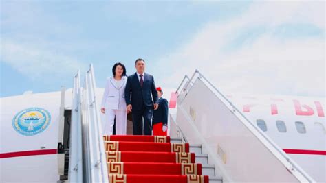 Киргиз Улсын Ерөнхийлөгч С Н Жапаров Монгол Улсад хүрэлцэн ирэв