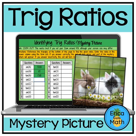 Identifying Trig Ratios Digital Activity Mystery Picture Made By Teachers