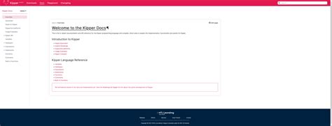 [docs] improve docs design for very large screens · issue 497 · kipper lang kipper · github