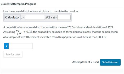 Solved Use The Normal Distribution Calculator To Calculate