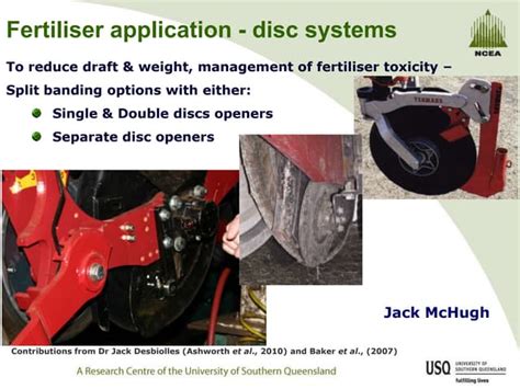 Fertiliser Application In Conservation Agriculture Ppt