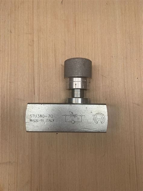 oleodinamica flow control check valve stu340 fluidpowersolutions