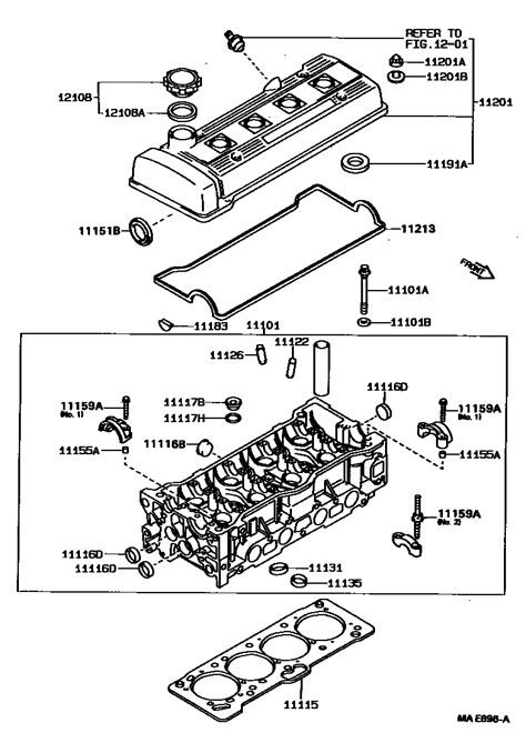 Cylinder head на Toyota Королла AE110 - Запчасти - Амаяма (Amayama)