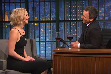 Jennifer Lawrence Is An Incredibly Good Sport About Her Unrequited Crush On Seth Meyers GQ