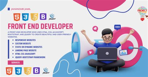 Be Your Front End Web Development In Html Css And Javascript By Jahanzaib Jamil Fiverr