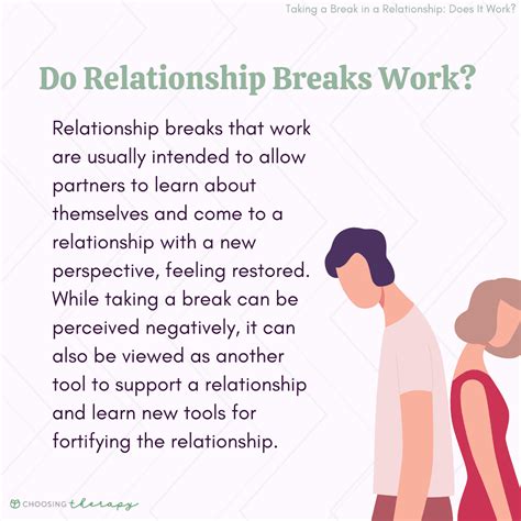 why taking a break in a relationship is good