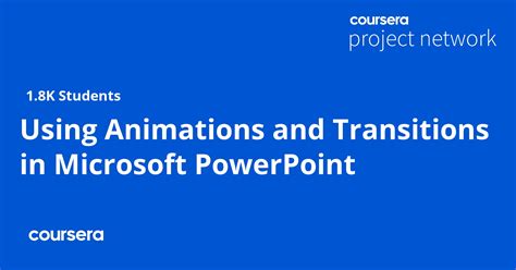 Using Animations And Transitions In Microsoft Powerpoint