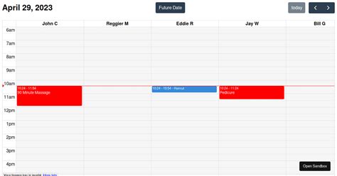 Fullcalendar Scrollgrid Examples CodeSandbox