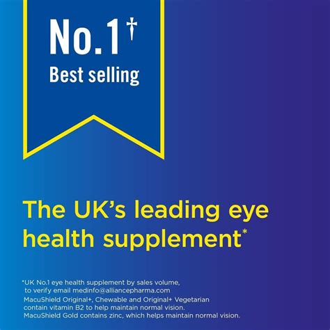 Macushield Original Plus Eye Health Supplement 90 Capsules With