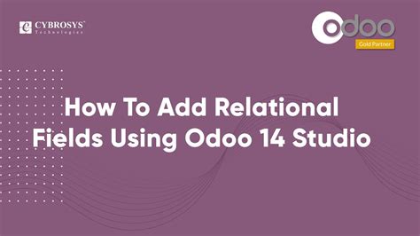 How To Add Relational Fields Using Odoo 14 Studio Youtube