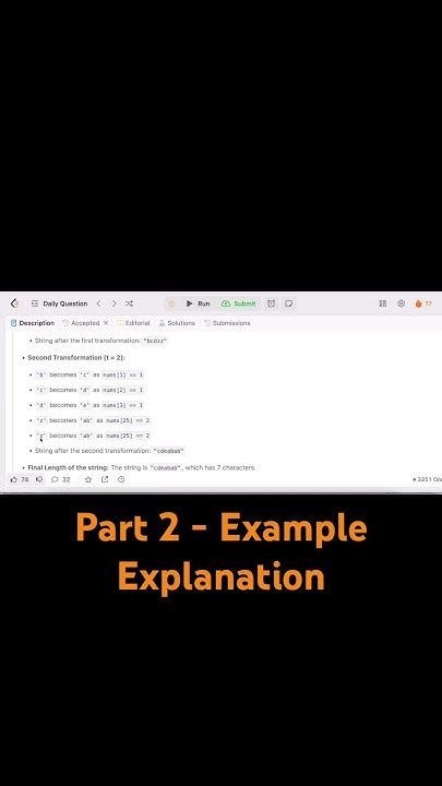 Leetcode 3337 Total Characters In String After Transformations Ii