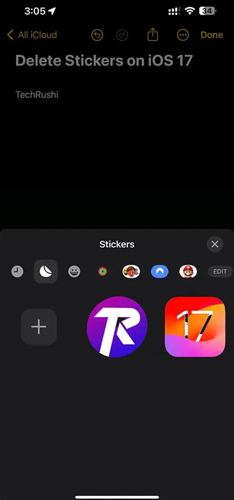Ways To Delete Stickers On IPhone TechRushi