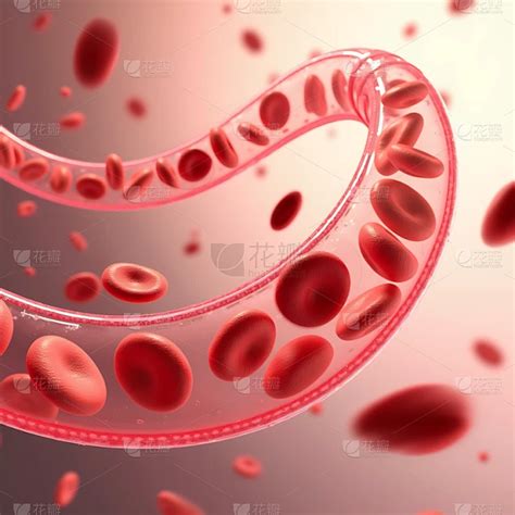 常规内容 医疗系列3d血管内部血红蛋白运动示意图血管血液循环素材 花瓣网