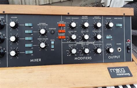 Matrixsynth Vintage Moog Minimoog Model D Keyboard Synthesizer Sn 6633