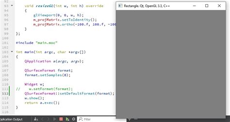 Qsurfaceformat Does Not Allow To Draw With Opengl Qt Forum