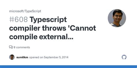 Typescript Compiler Throws Cannot Compile External Modules Unless The