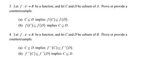 solved 3 let f a b be a function and let c and d be