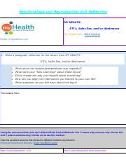 Ashley Lau Final Sex Ed Unit Reflection Summative Unit Assessment Pdf