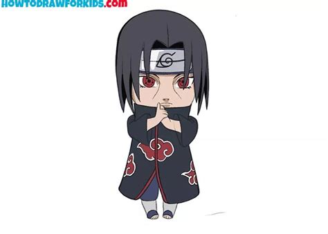 How To Draw Chibi Itachi