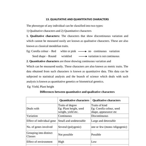 Multiple Factor Hypothesi Advance Biomatics Notes Teachmint