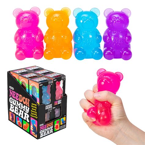 Nee Doh Gummy Bear Comes In 4 Assorted Colours Sensory Street