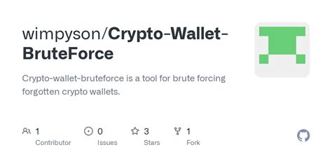 Releases Wimpyson Crypto Wallet BruteForce GitHub
