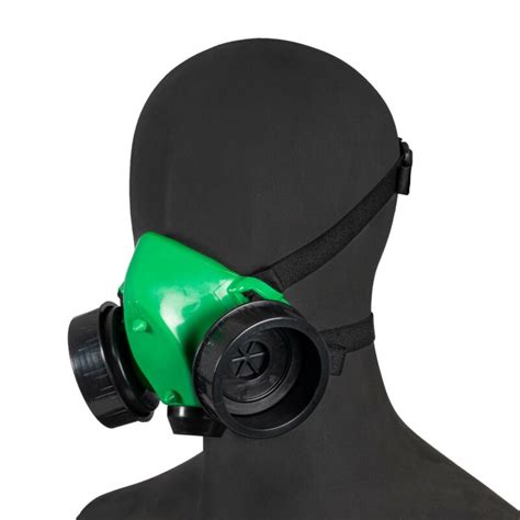 Hazmat Double Half Mask Respirator Green Box And Lid Protekta