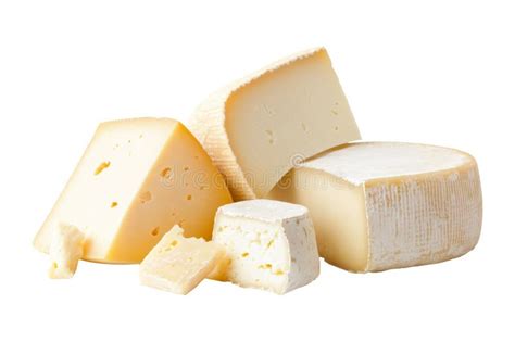 Assorted Cheese Varieties Displayed Including Aged Semi Soft And
