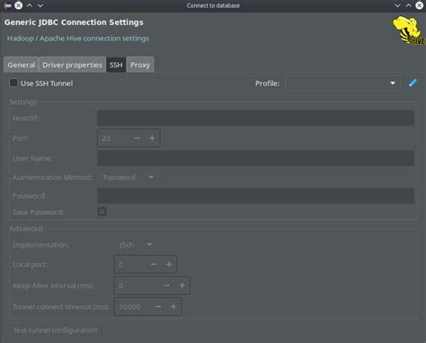 Dbeaver Ide Access To Hive Without User Password Database